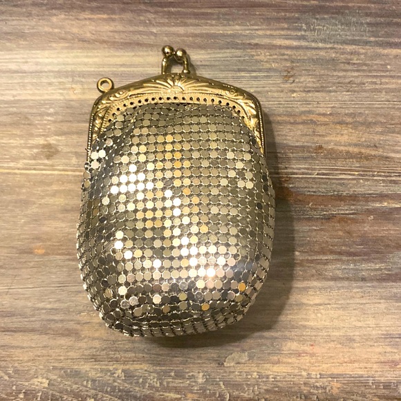 Accessories | Silver Metallic Mesh Change Purse | Poshmark